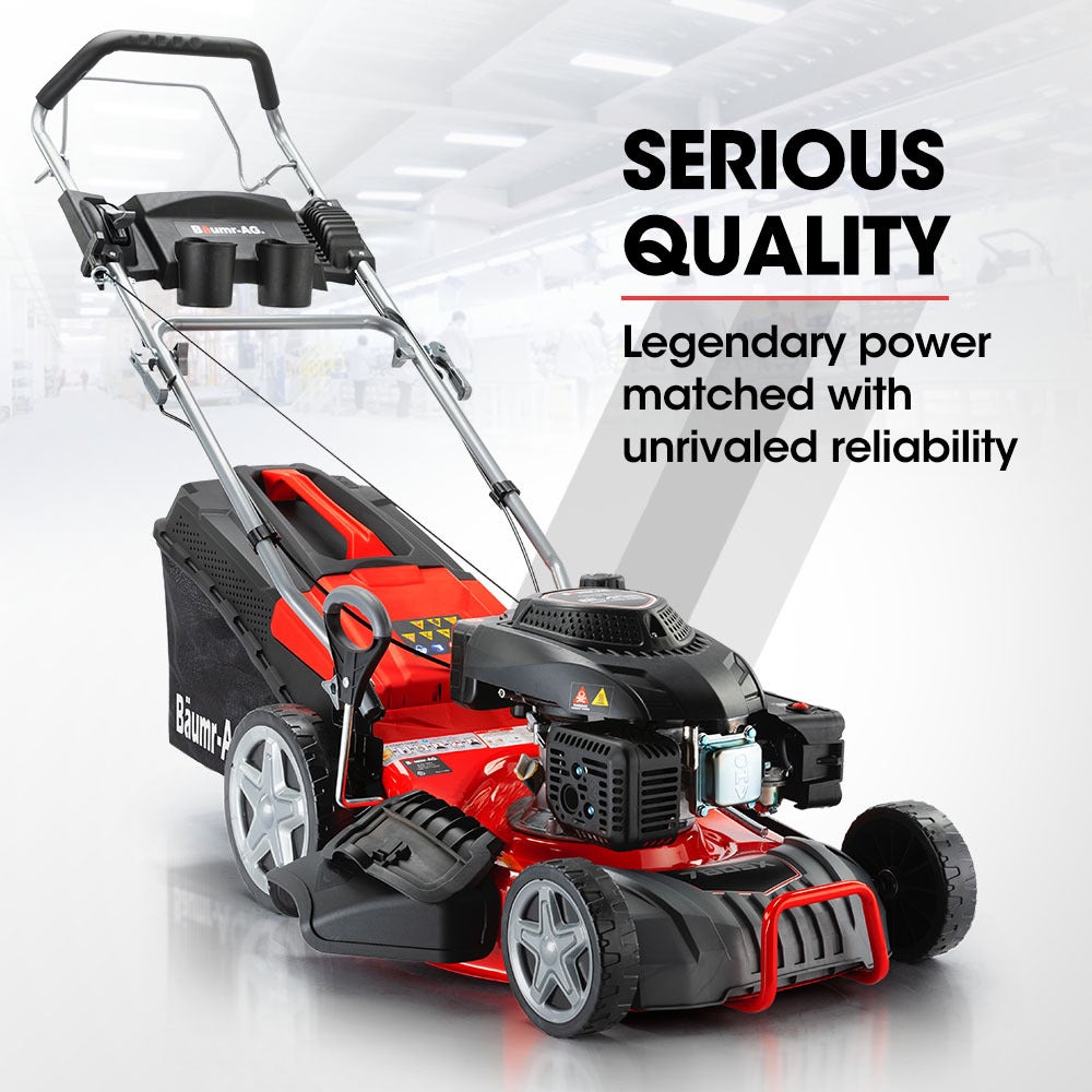 BAUMR-AG Petrol Lawn Mower 220cc 18" 4 Stroke Self Propelled - 780SX – Baumr-AG