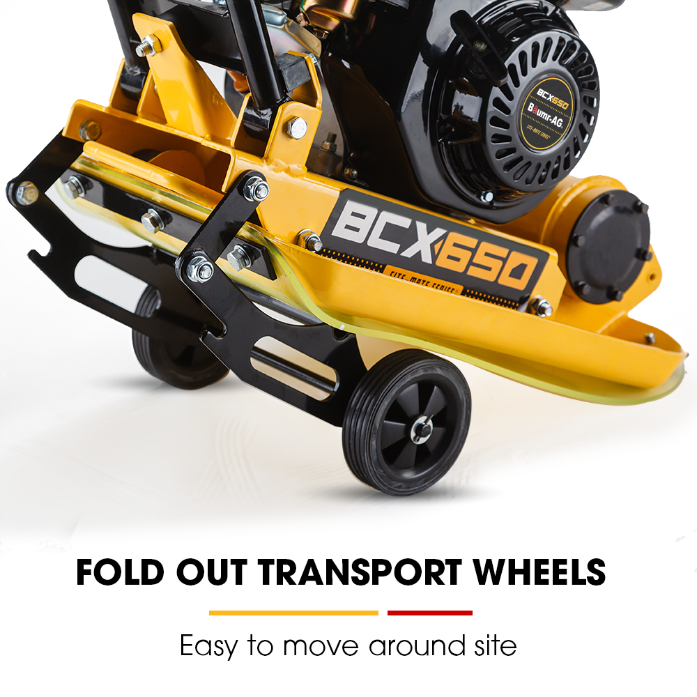 BAUMR-AG 61kg 370x510mm 6.5HP Plate Compactor, Paver Pad (BCX-650 ...
