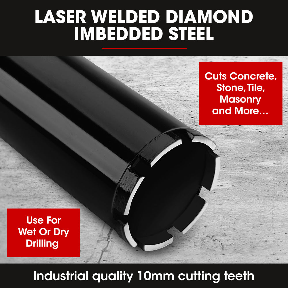 Baumr-AG Diamond Core Drill Bit 76mm Concrete Wet Dry Tile Stone Brick