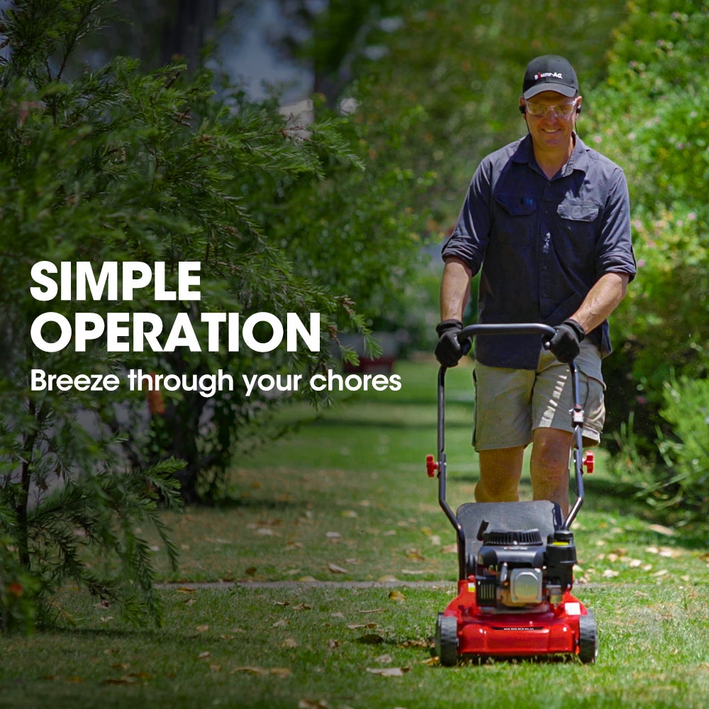 BAUMR-AG Petrol Lawn Mower 139cc 16" 4 Stroke Push - 660EX Series II ...
