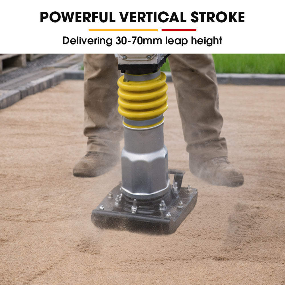 BAUMR-AG BRM-500 64KG Petrol Tamper Rammer Vibratory Plate Compactor ...