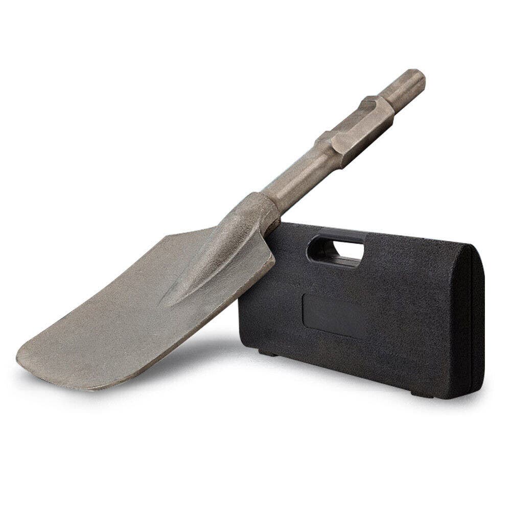BAUMR-AG 140mm Square-Tipped 30mm Hex Clay Spade Jackhammer Chisel wit ...