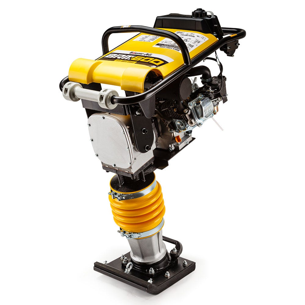 Baumr-AG 80kg Tamper Rammer Compactor - Wacker Petrol 7HP Packer Jack