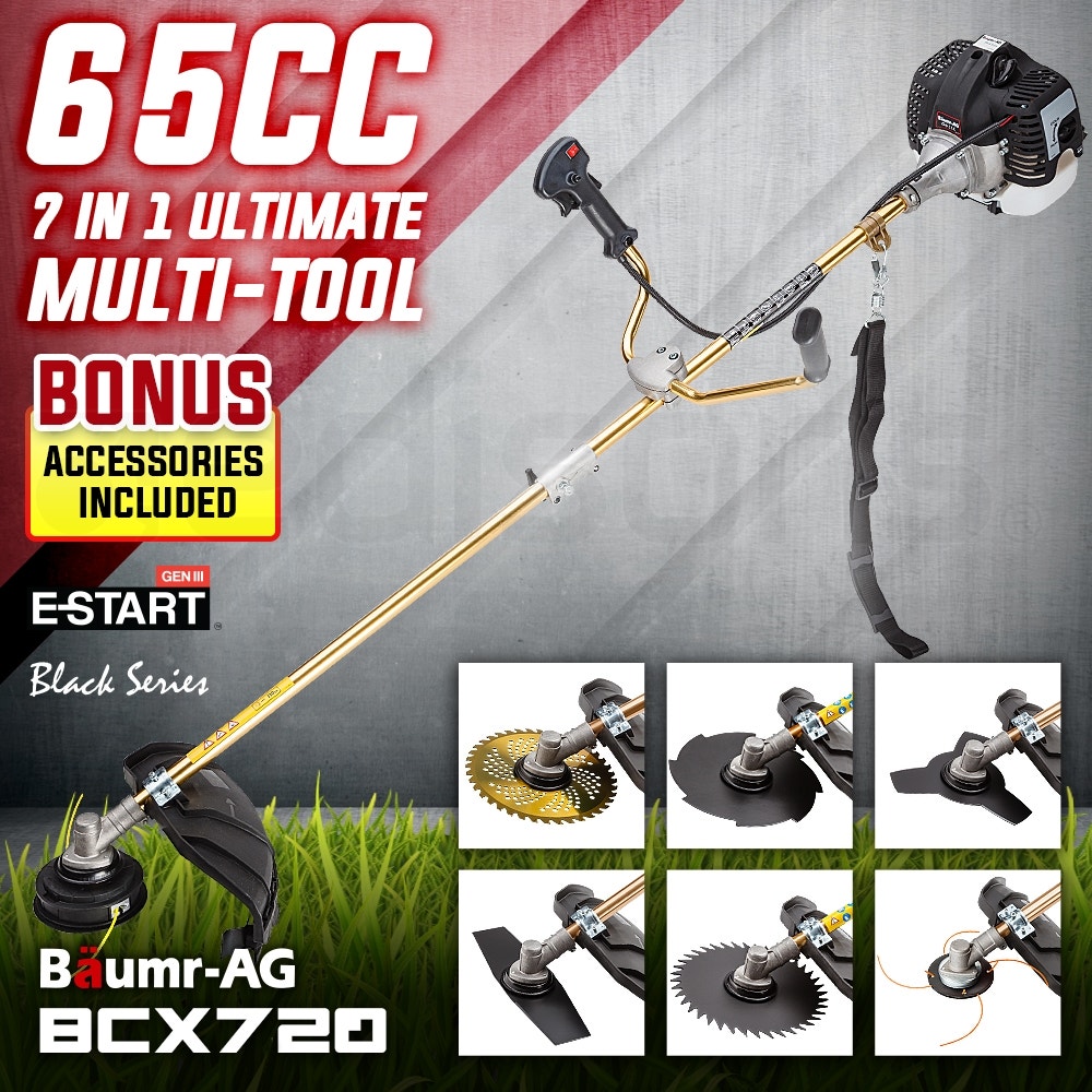 Baumr-AG 65CC Brushcutter Whipper Snipper Trimmer Brush Cutter Multi P