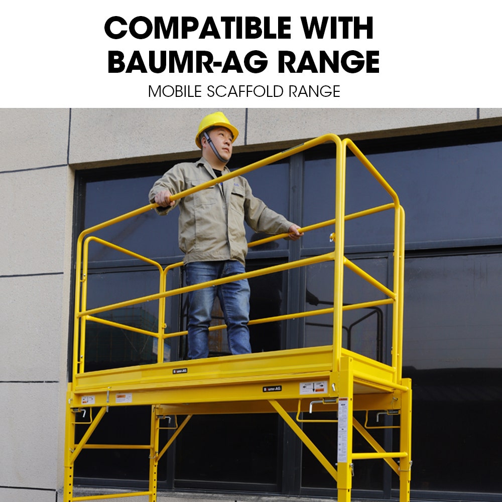 Safety Guard Rail for Adjustable Mobile Scaffold – Baumr-AG