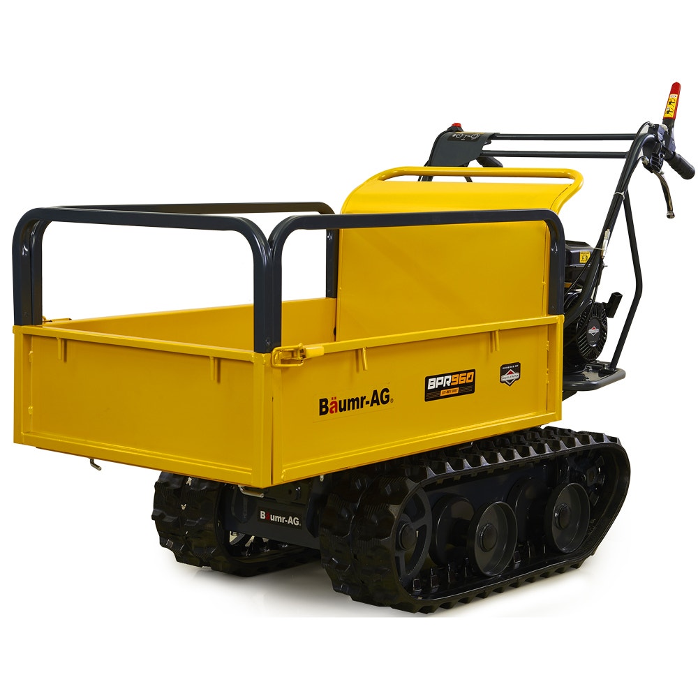 Baumr-AG Motorised Tracked Wheelbarrow Dumper, Briggs & Stratton CR950