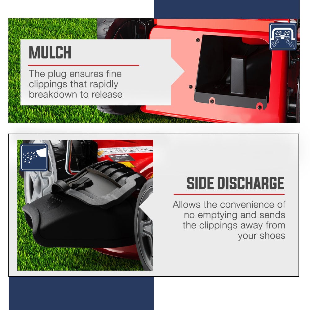 BAUMR-AG Petrol Lawn Mower 220cc 18" 4 Stroke Self Propelled - 780SX – Baumr-AG