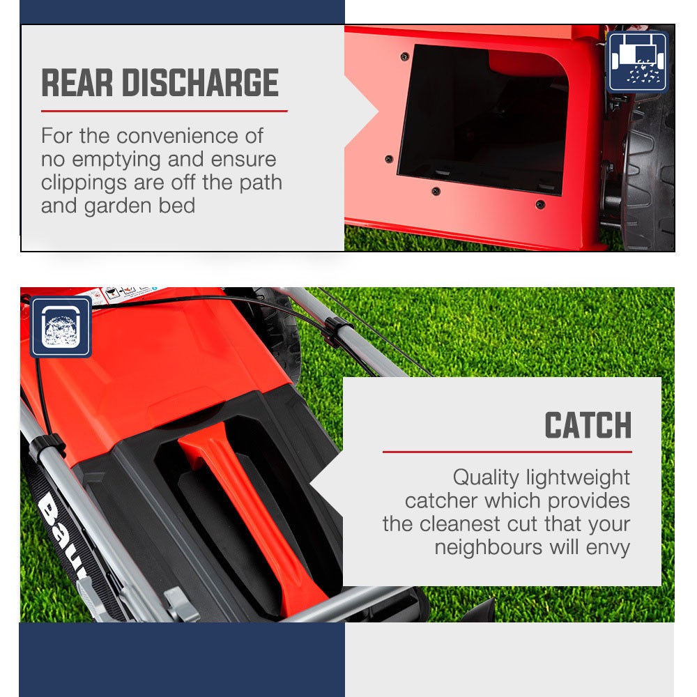 BAUMR-AG Petrol Lawn Mower 220cc 18" 4 Stroke Self Propelled - 780SX – Baumr-AG