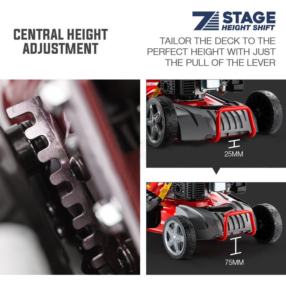 BAUMR-AG Petrol Lawn Mower 220cc 18" 4 Stroke Self Propelled - 780SX – Baumr-AG